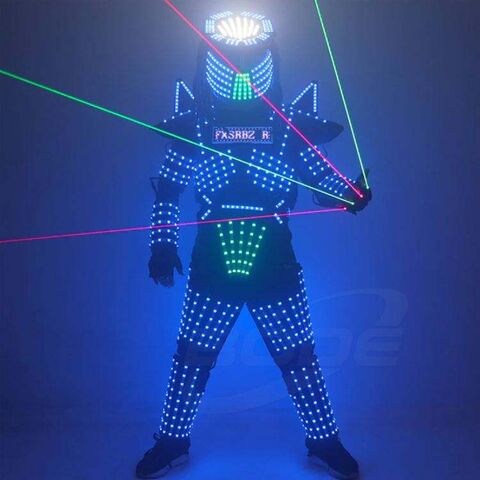 Buy Wholesale China Color Changing Led Predator Costume Rave Stage ...