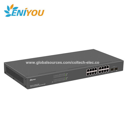 Buy Wholesale China 10/100/1000mbps 16 Port Switch With 2 Port Sfp ...