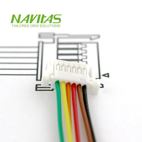 Buy Wholesale Taiwan Navitas Jst Shjp-06v-s 1.0 Connector 6pin 1mm Pitch Custom Wiring Harness ...