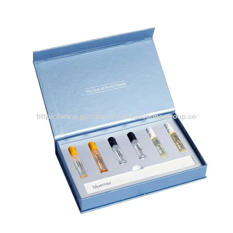 Factory Printed Perfume Tube Cologne Box Packaging Perfume Sampler Box ...