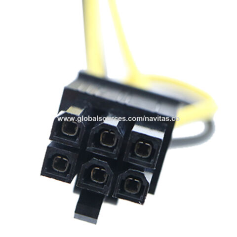 Buy Wholesale Taiwan 6 Pin Male Connector Pci-e Gpu Connector Custom ...