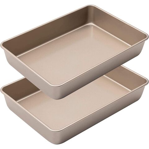 Buy Wholesale China Aluminum Gold Square Baking Pan, 11x11 Inch ...