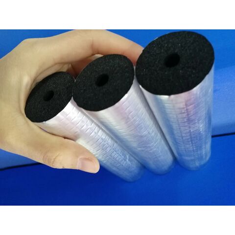 Tabung Insulasi Busa Karet Aluminium Foil/pipa Untuk Selang Surya Ac ...