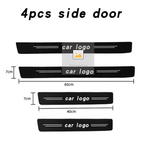 Bulk Buy China Wholesale 4pcs Car Door Sill Anti Kick Stickers Scuff ...
