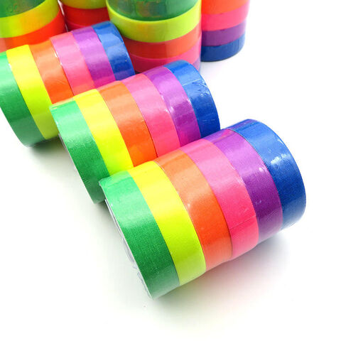 Bondller Uv Blacklight Reactive 0.6in X 16ft- Fluorescent Cloth Tape ...