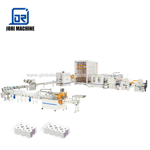 Full Automatic Toilet Tissue Paper Making Machine Production Line ...