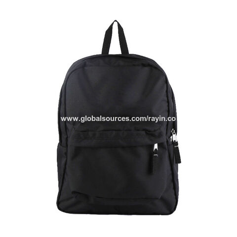 Buy Wholesale China Basics Classic School Backpack - Black & Backpacks ...