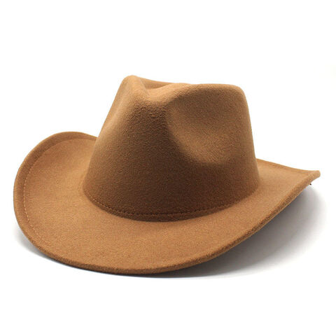 Buy Wholesale China Fashion Classic Solid Color Felt Wide Brim Fedora ...