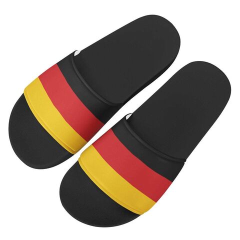 Buy Wholesale China Custom Men's Slippers German Flag Summer Female ...