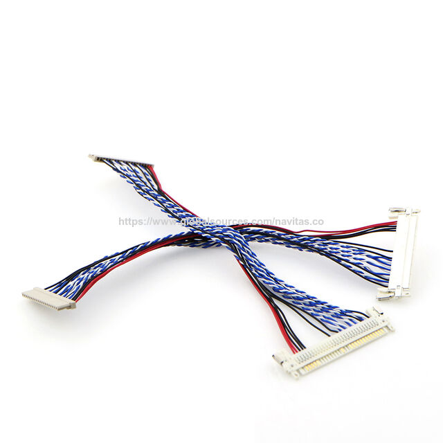 20 Pin Df14 Pitch 1.25mm Connector Custom For Lcd Panel Lvds Wiring ...