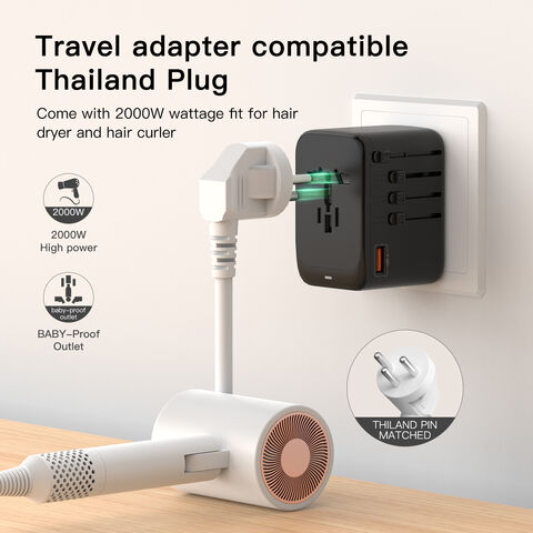 Buy Wholesale China In One Worldwide Travel Adapter 2023 Global ...