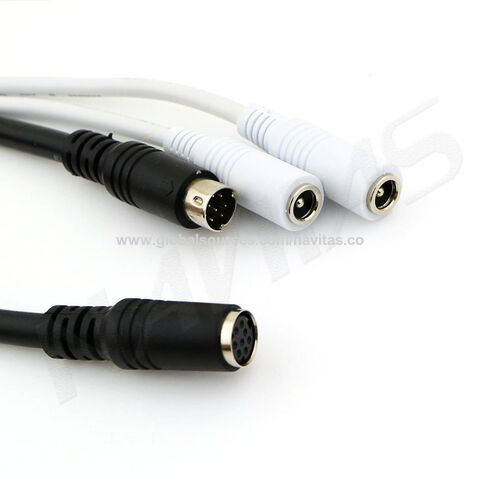 Buy Wholesale Taiwan Oem Custom Dc Jack Mini Din 8 Pin 2464 Cable ...