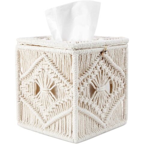 Buy Wholesale China Livelab Tissue Box Cover Boho Decor, Handmade Woven ...