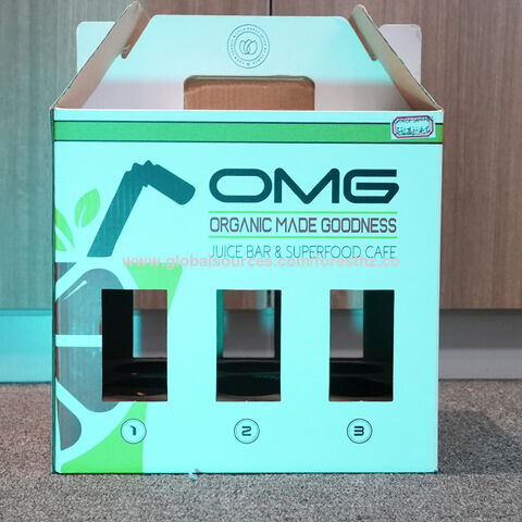 Bulk Buy China Wholesale Customized Cardboard Kraft Holder 4 6 Pack ...