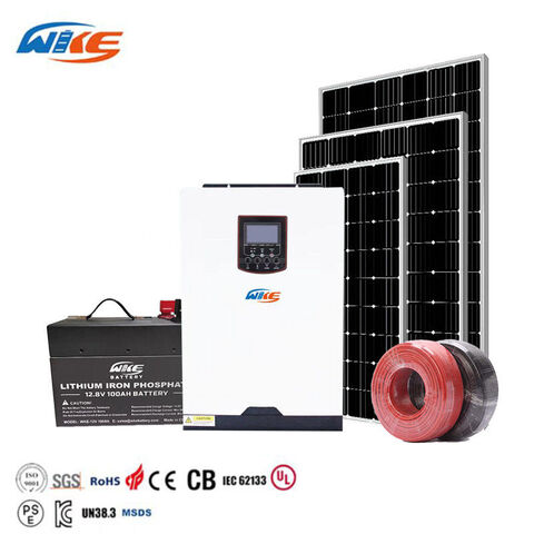 Buy Wholesale China Wke Solar Panel Frame System Solar Power System ...