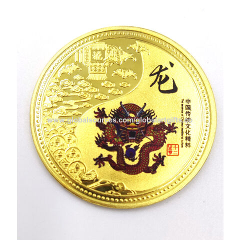 Buy Wholesale China Factory Odm Chinese Zodiac Coins The Dragon Year ...