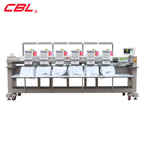 Cbl 6 Heads Multi Needles Computerized Automatic Industrial Hat Garment ...
