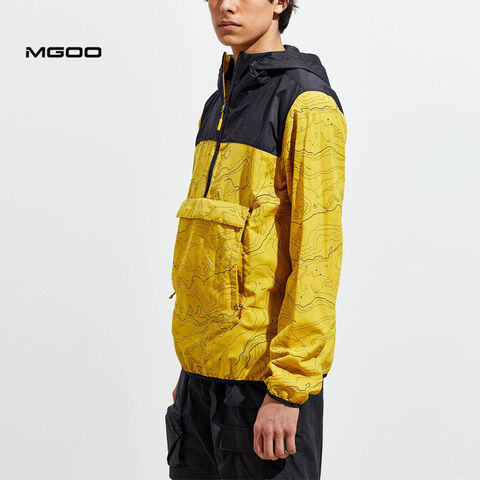 Buy Wholesale China Custom Colorblock Anorak Jacket Printed Outdoor ...