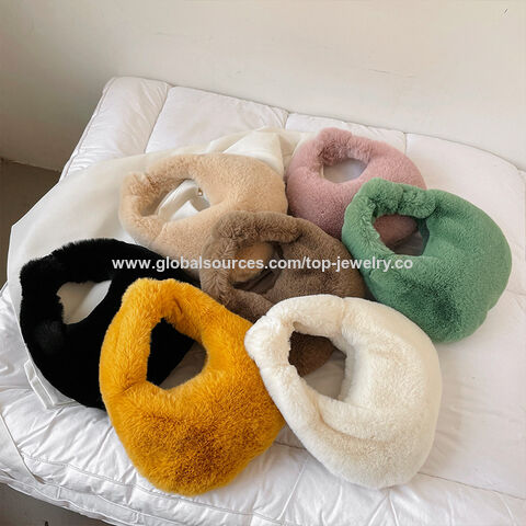 Buy Wholesale China Fall Winter Fluffy Luxury Designer Mini Handbag ...
