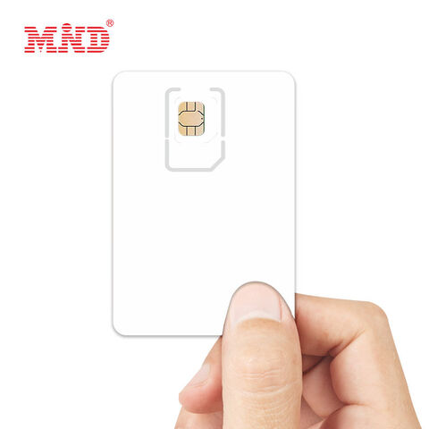 Custom Design Sim Card Chip Thc80f480a Smart Blank Pvc Sim Card ...