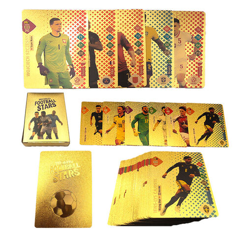 Buy Wholesale China Wholesale 55 Cards/box Gold Foil Deck Box Panini ...