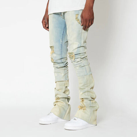 Buy Wholesale China Supplier Wholesale Custom Vintage Denim Stack Pants ...