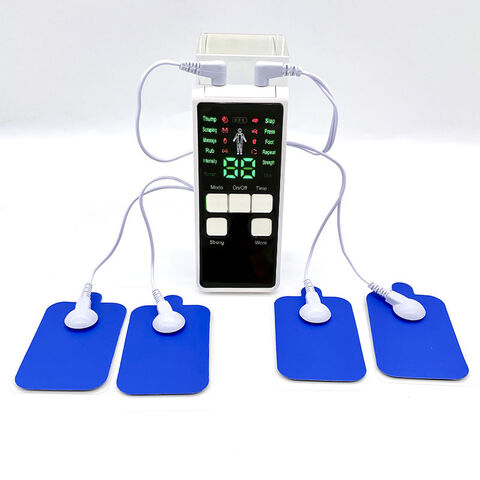 Ems Muscle Stimulator Tens Machine Massage Period Pain Relief Electrode ...