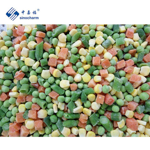 Buy Wholesale China Sinocharm Brc A Classic 3 Ways Iqf Mixed Vegetables Blend Frozen Mix ...