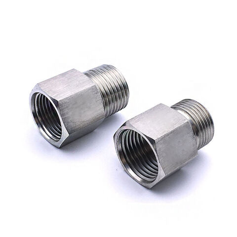 Bulk Buy China Wholesale Oem Stainless Steel1/4" Male To 1/8"npt Female ...