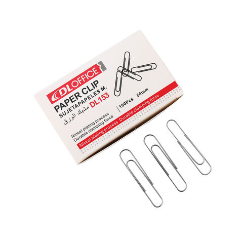 Buy Wholesale China 50mm,1000pcs Silver Paper Clip Color Cardboard Box ...