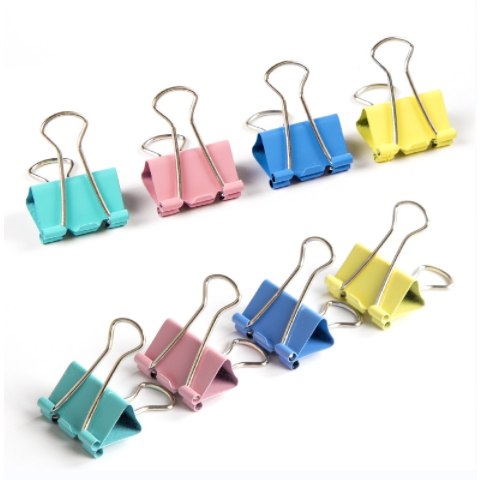 40pcs Multi Sizes Office Stationery Metal Paper Binder Clips $0.45 ...