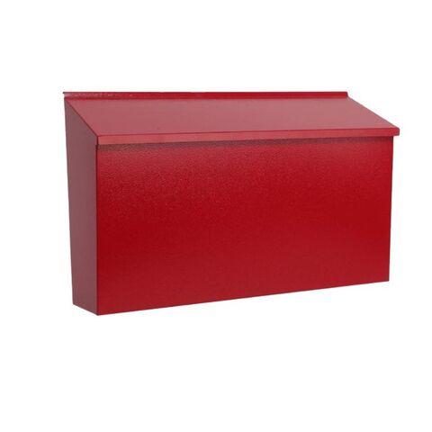 Steel Hanging Metal Mailbox Modern Post Box Package Parcel Drop Box For ...