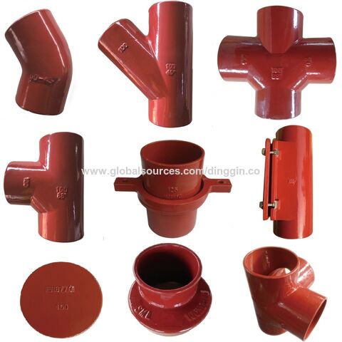 Buy China Wholesale Cast Iron Pipe En877 Epoxy Coated Cast Iron Pipe ...