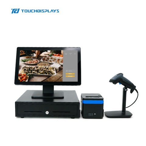Buy Wholesale China Dual Screen Design 18.5 Inch True Flat Screen Pos ...