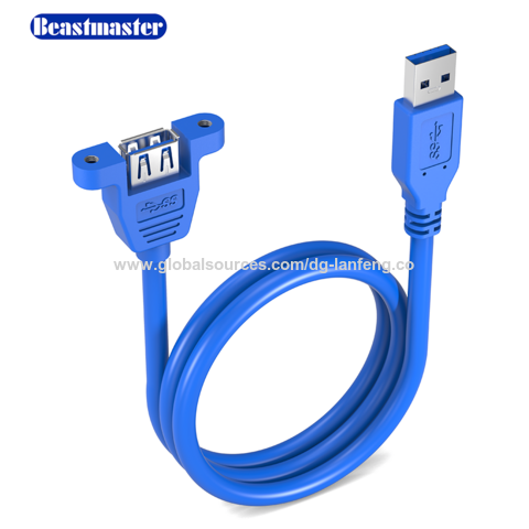 Buy Wholesale China Usb3.0 Male To Female Extension Cable With Ears Can ...