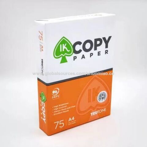 Buy Wholesale China Hot Sale A4 Size 75gsm /80gsm Office Copy Paper ...