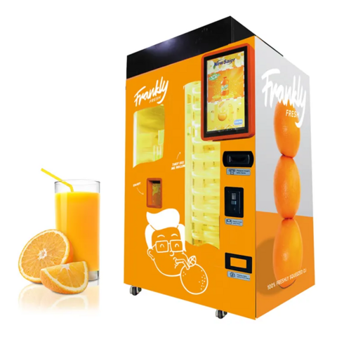 Buy Wholesale China Qr Code Payment Orange Juice Vending Machine & Qr ...