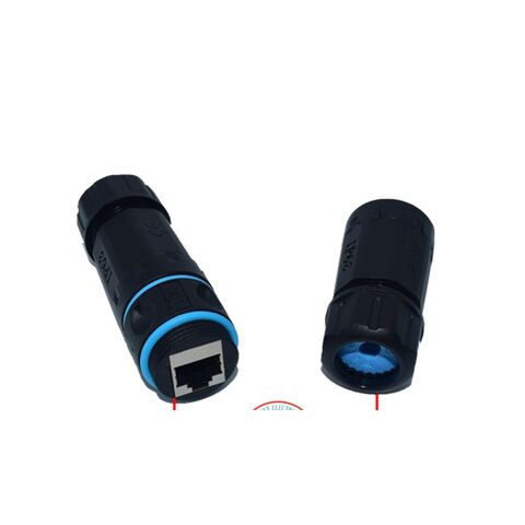 Yxy M23 Ip67 Rj45 Coupler Connector Outdoor Cat6 Cat6a Dual Female Rj45 ...