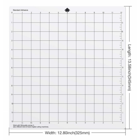 Cutting Mat For Cricut Maker Light Adhesive Sticky Blue Quilting ...