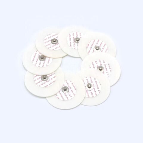 Disposable Ecg/ekg Electrodes Adult Foam Round Ag/agcl Monitor ...