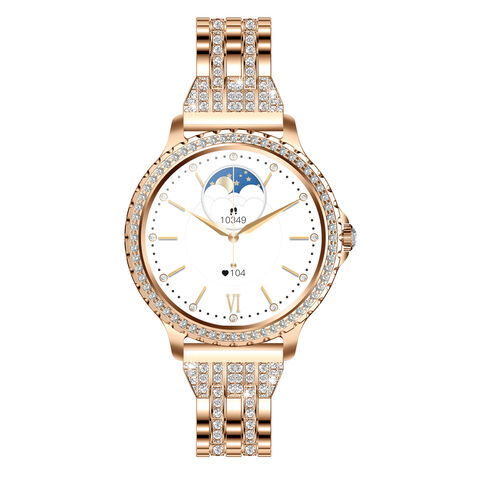 Buy Wholesale China Gowear Ladies Diamond Watch Women's Gold Smart ...