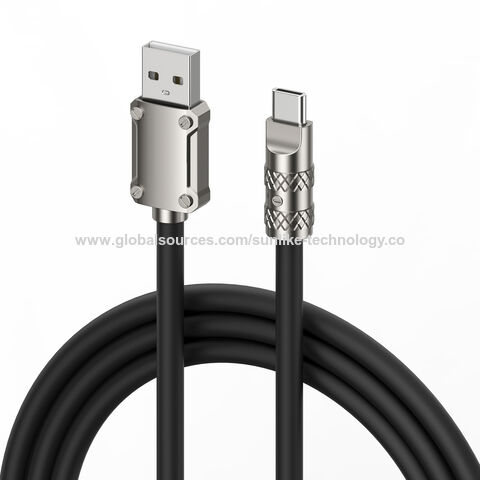 Oem Usb A To Usb C Armor Silicone Cable Fast Charging Cable Cool Plug ...