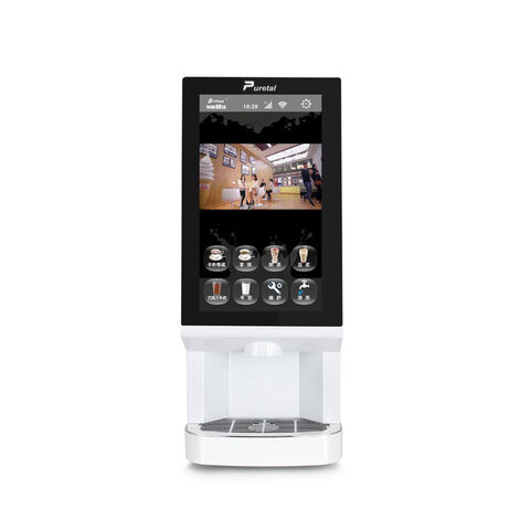 Commercial Smart Fully Automatic Electric Instant Bean To Cup Coffee ...
