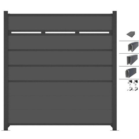 Buy Wholesale China Diy Size New Design Wpc Aluminum Wpc Fence Panels ...