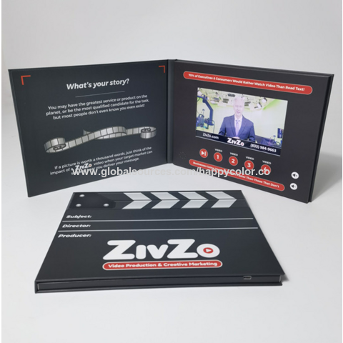 7 Inch Lcd Screen Business Promotional Motion Digital Wedding ...