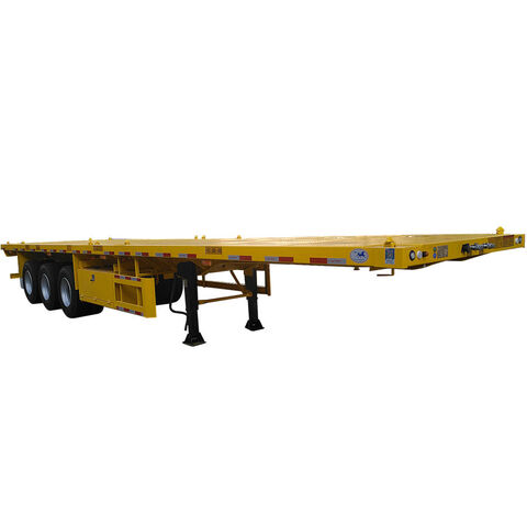 Buy Wholesale China 40ft Shipping Container Flatbed Trailer Platform ...