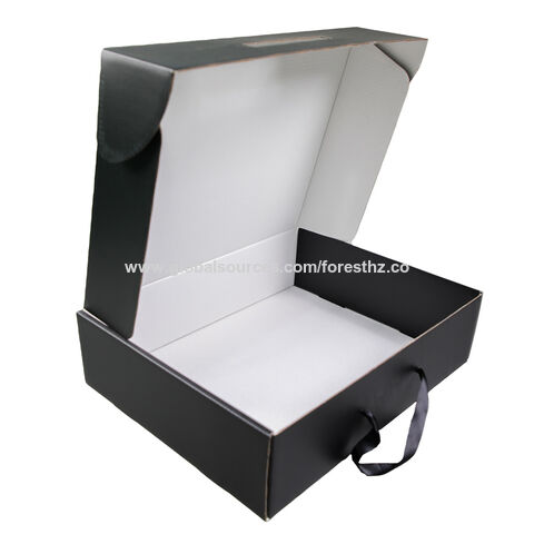 Buy Wholesale China Black Custom High Quality Hat Box Mailer Shipping ...