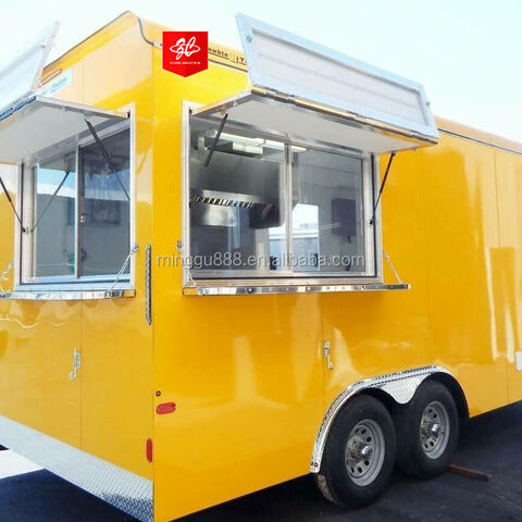 Hot Sales Best Quality Street Mobile Food Truck Fiber Glass Ice Cream ...