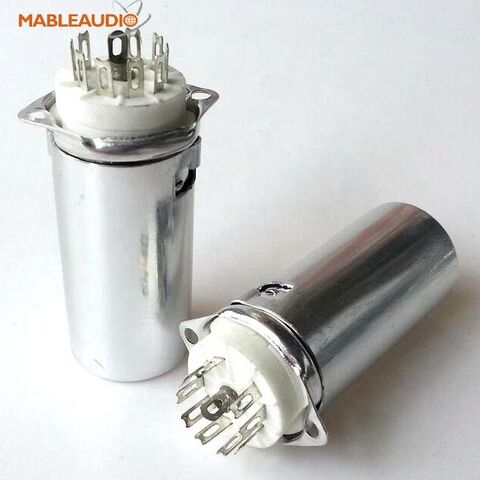 Gzc9-f-a-55 9pin Tube Socket 9pin B9a Tube Socket Ceramic For 12ax7 ...