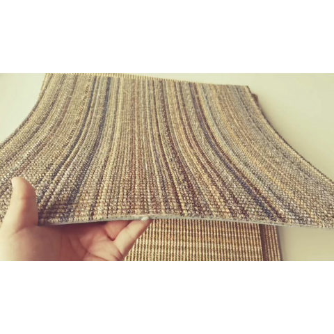 50x50 Cm Sisal Carpet Tiles Sisal Floor Carpet Tiles With Pvc Rubber ...